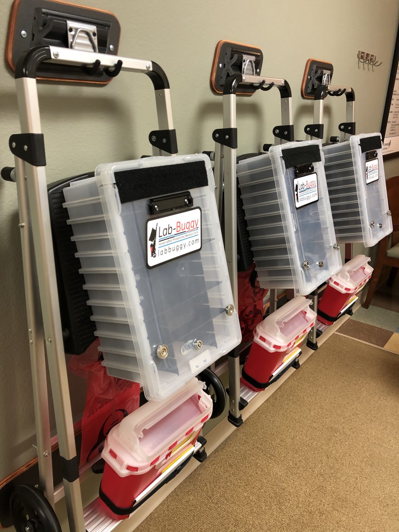 Lab Buggy | Handcrafted Phlebotomy and Medical Cart