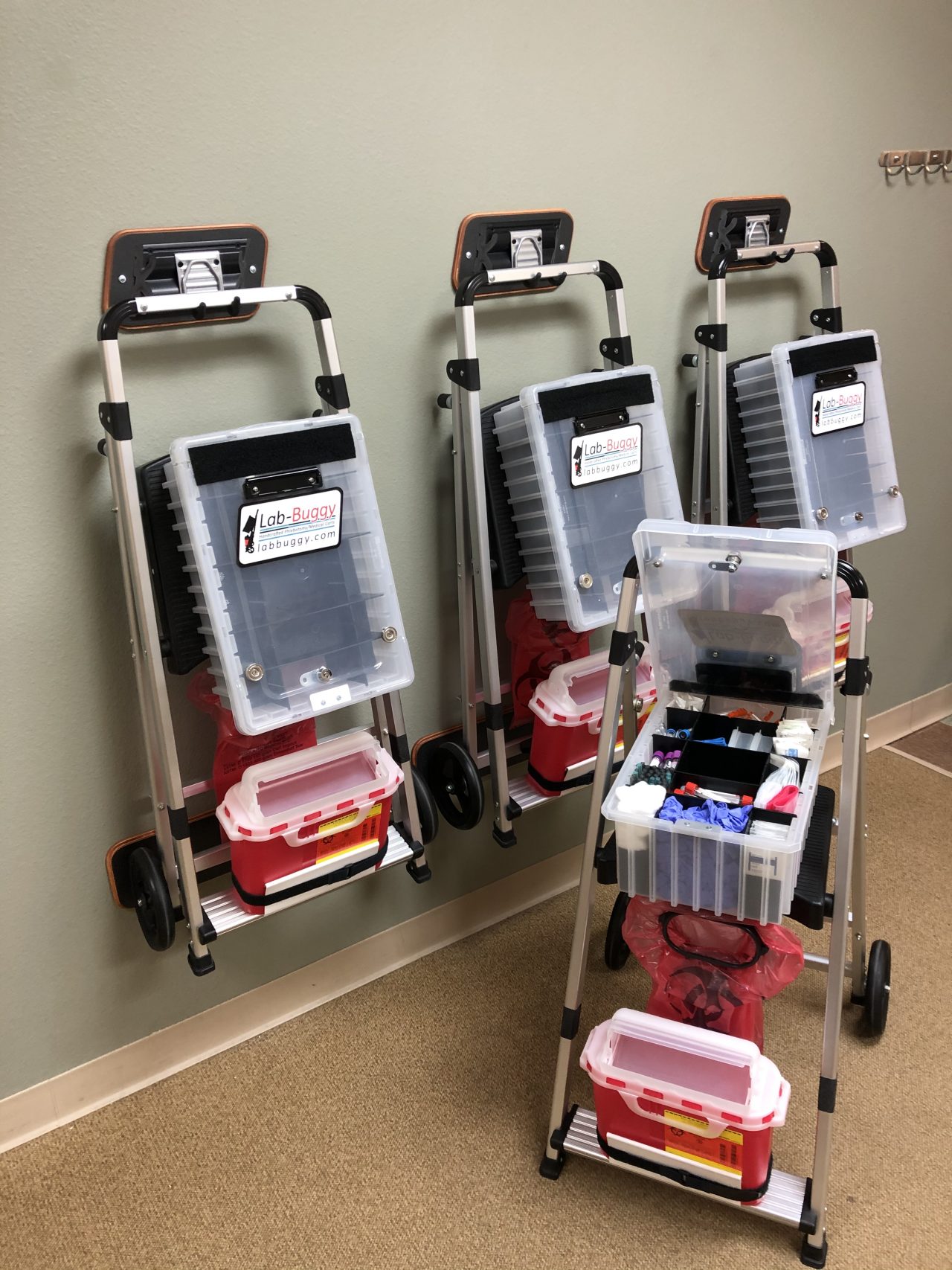 Lab Buggy | Handcrafted Phlebotomy and Medical Cart