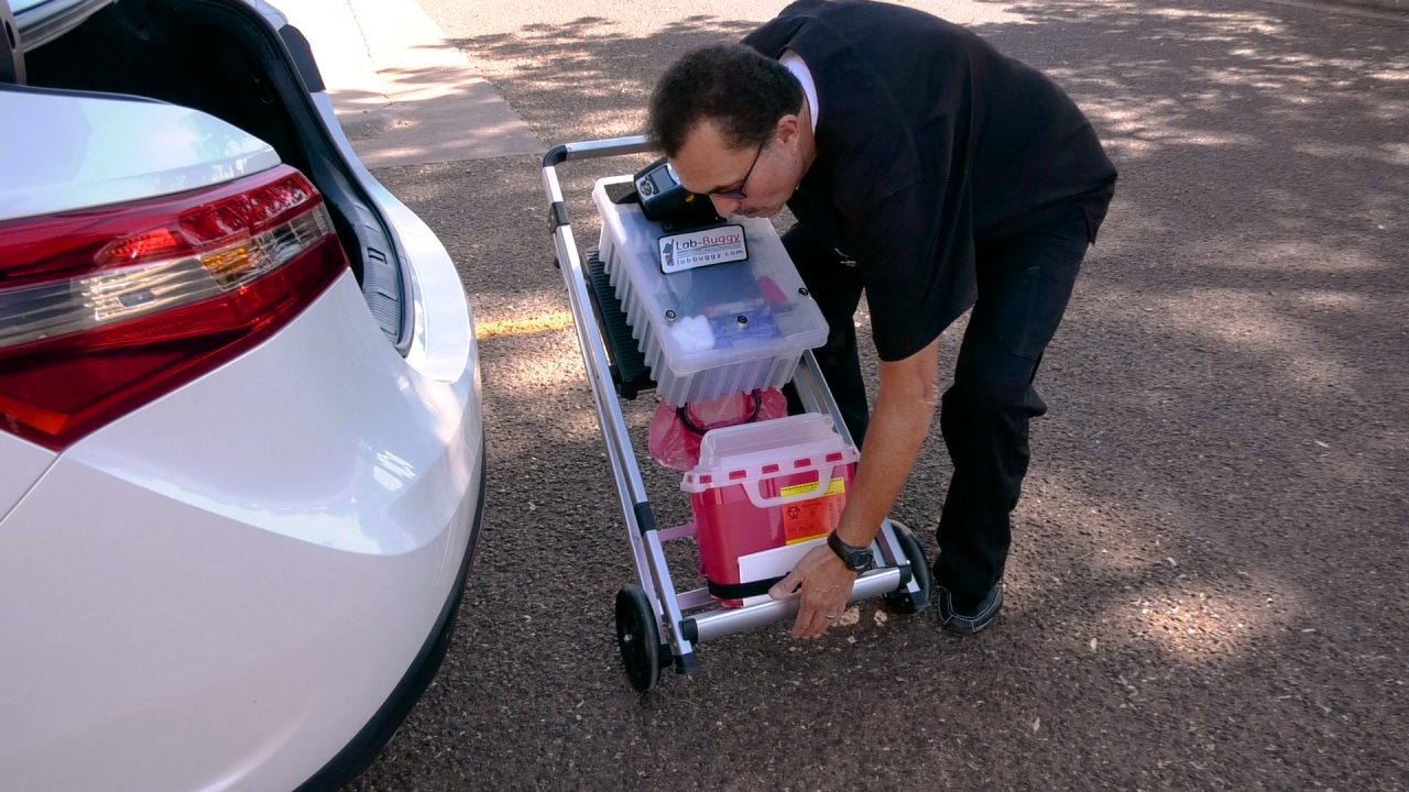 Lab Buggy | Handcrafted Phlebotomy and Medical Cart