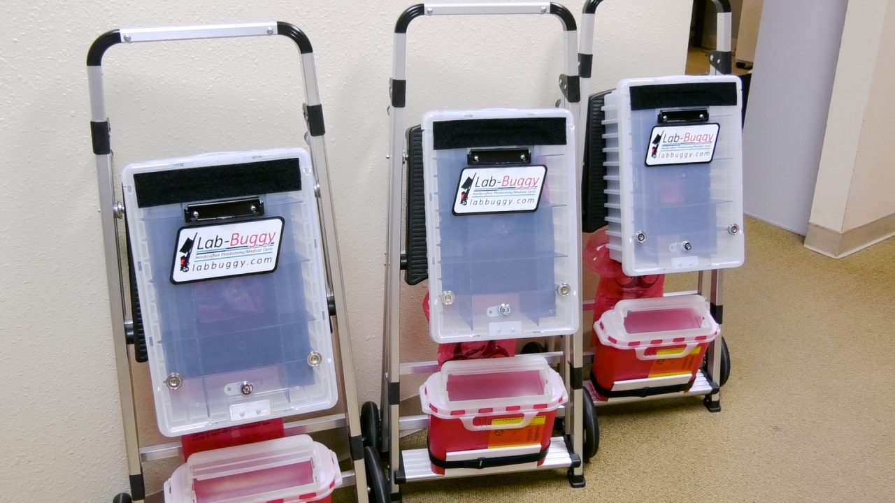 Lab Buggy | Handcrafted Phlebotomy and Medical Cart