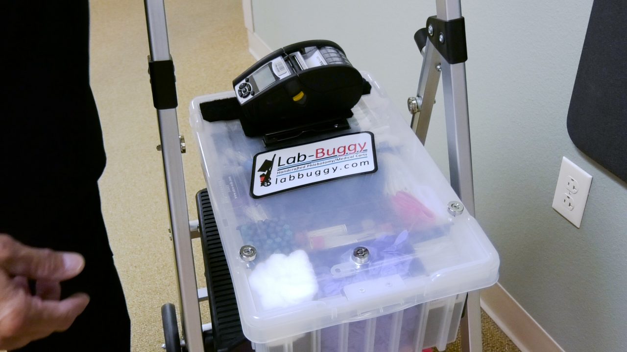 Lab Buggy | Handcrafted Phlebotomy and Medical Cart